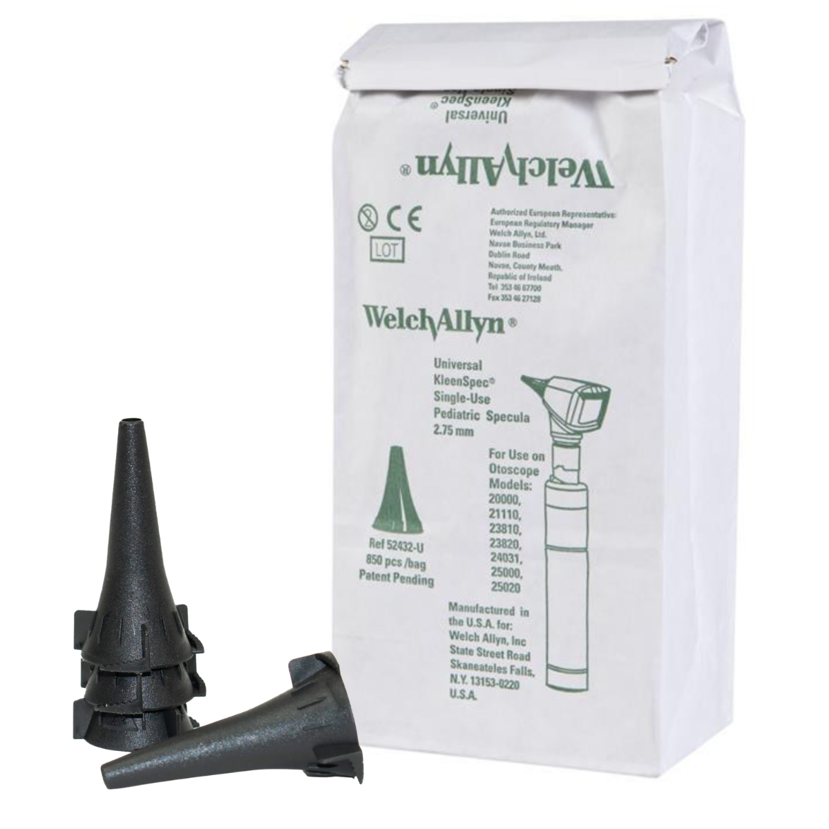 Welch Allyn Universal Kleenspec Otoscope Pediatric Specula