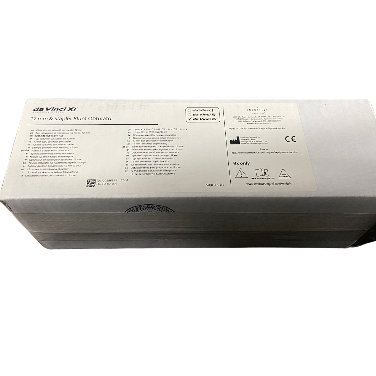 470376 – Intuitive Surgical Da Vinci X/Xi 12Mm Endowrist Stapler & Blu