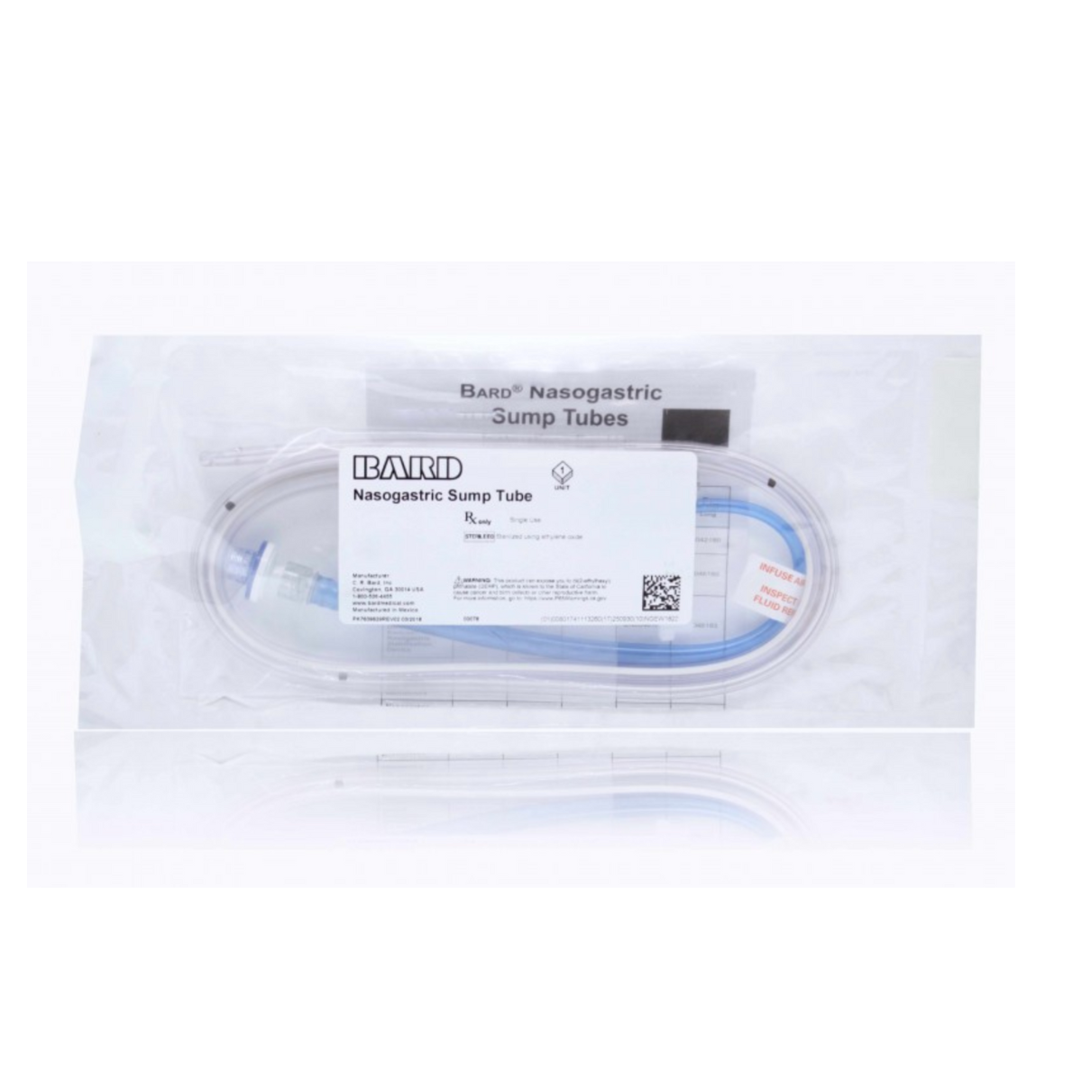 Bard® Nasogastric Feeding Tube 18 Fr. 36 Inch Tube PVC Sterile