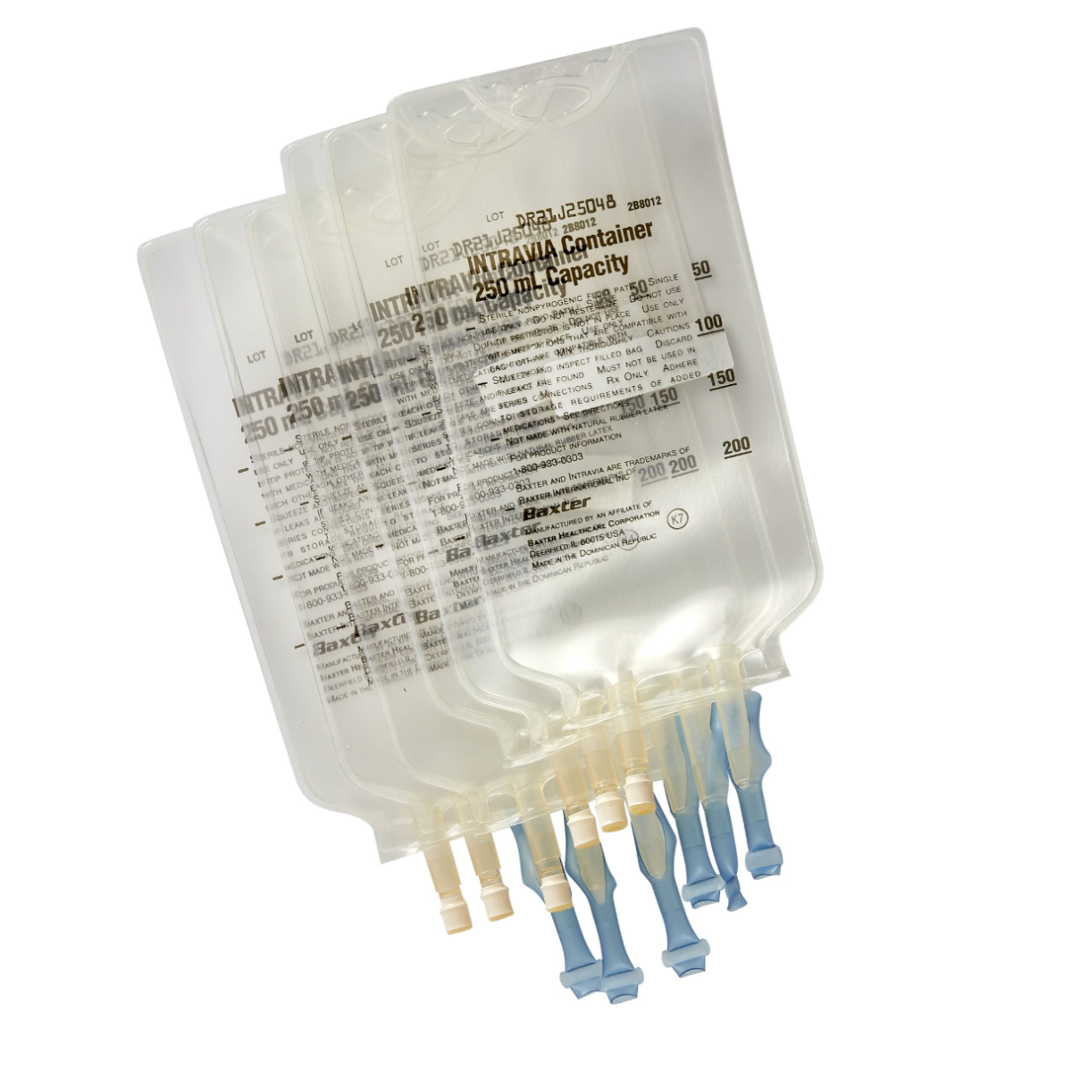 Baxter Intravia Container Empty 250mL Medication Delivery Bag (empty)