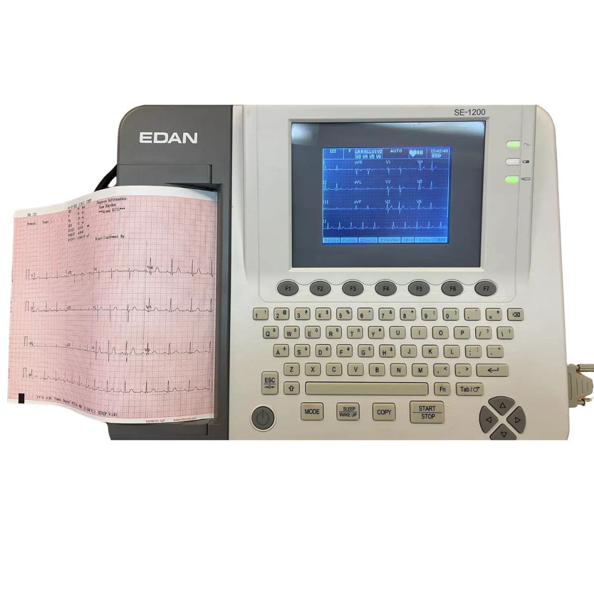EDAN USA SE-1200 Express Basic 12-Channel ECG - Fully Refurbished w/Al