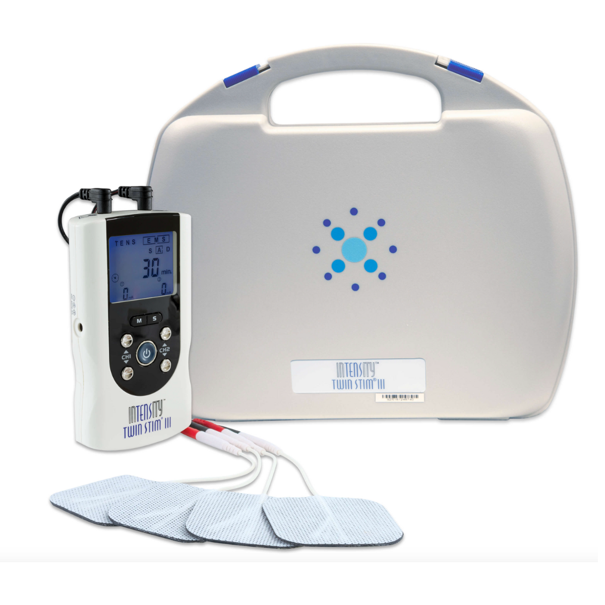 InTENSity Twin Stim III Digital TENS & EMS Combo Unit + Free AC Adapte