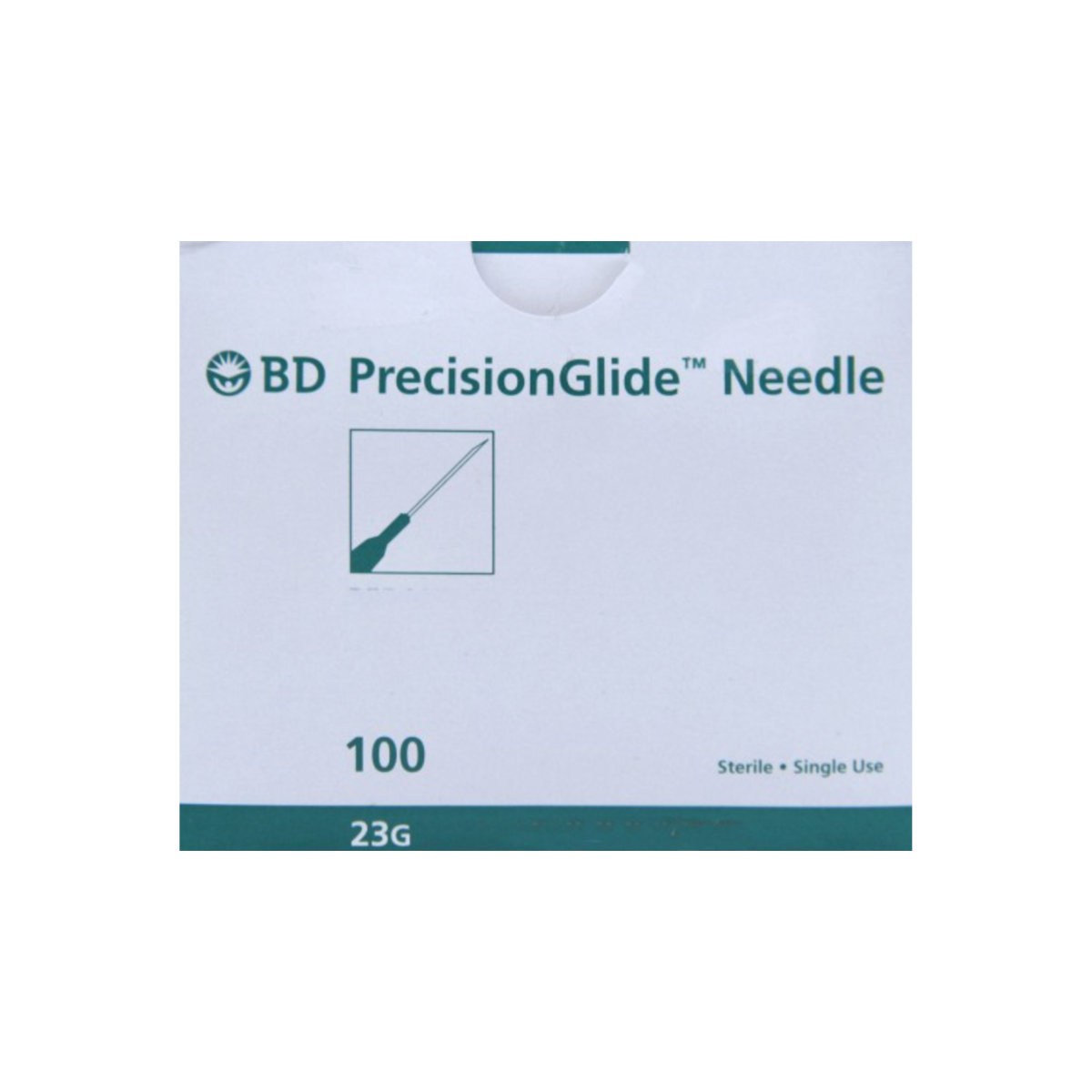 BD PrecisionGlide 23 G X 1" Hypodermic Needle 100/Bx