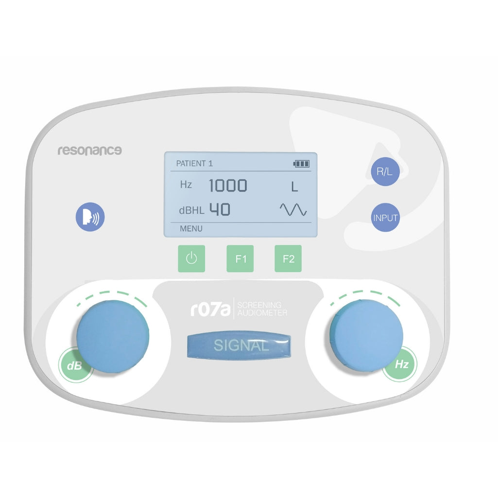 Resonance R07A Pure Tone Screening Audiometer Portable Screening Audio