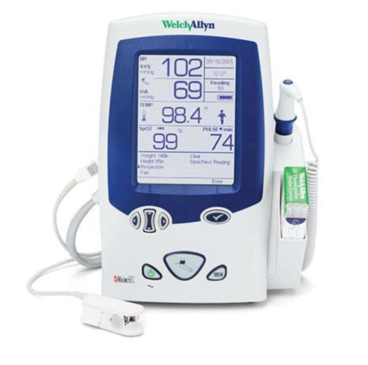 Welch Allyn Spot Vital Signs LXI Vital Sign Monitor with Stand - Refur